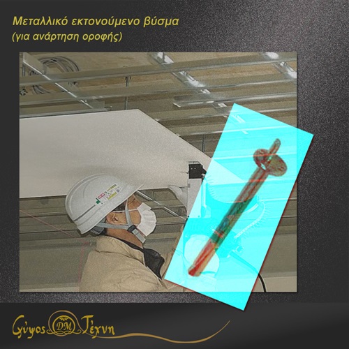 ΜΕΤΑΛΛΙΚΟ ΕΚΤΟΝΟΥΜΕΝΟ ΒΥΣΜΑ ΓΙΑ ΑΝΑΡΤΗΣΗ ΟΡΟΦΗΣ - ΓΥΨΙΝΑ ΜΑΥΡΙΚΟΣ