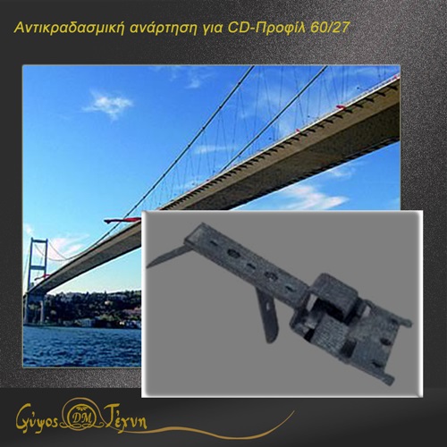 ΑΝΤΙΚΡΑΔΑΣΜΙΚΗ ΑΝΑΡΤΗΣΗ ΓΙΑ CD ΠΡΟΦΙΛ 60/27 - ΓΥΨΙΝΑ ΜΑΥΡΙΚΟΣ