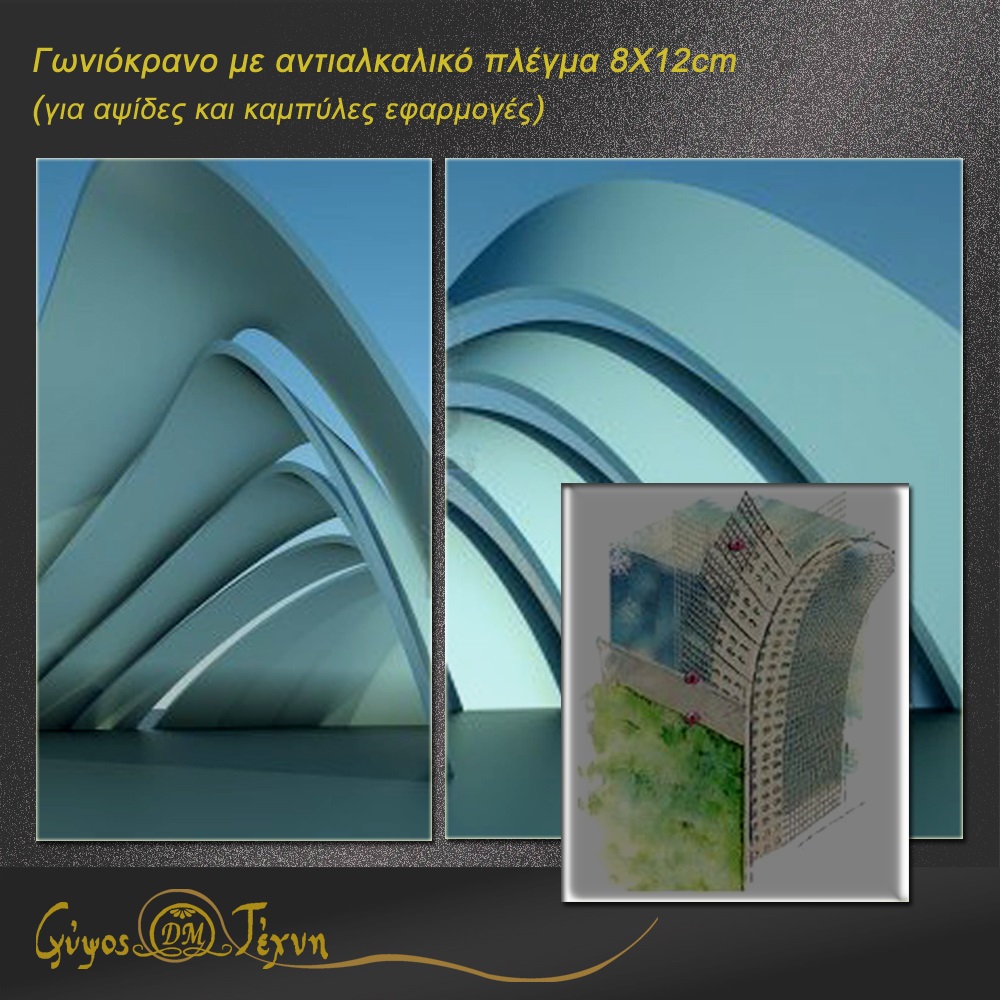 ΓΩΝΙΟΚΡΑΝΟ ΜΕ ΑΝΤΙΑΛΚΑΛΙΚΟ ΠΛΕΓΜΑ 8x12 (ΓΙΑ ΑΨΙΔΕΣ & ΚΑΜΠΥΛΕΣ ΕΦΑΡΜΟΓΕΣ ...